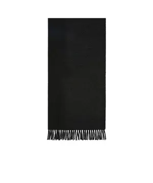 Max Mara Camel Logo Stole - Black