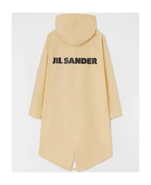 JIL SANDER Hooded Parka With Logo Detail