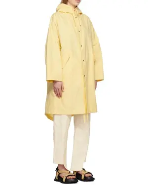 JIL SANDER Hooded Parka With Logo Detail