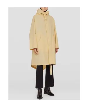 JIL SANDER Hooded Parka With Logo Detail