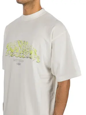 Balenciaga Logo Printed Crewneck T-shirt