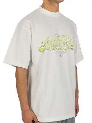 Balenciaga Logo Printed Crewneck T-shirt