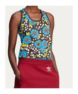Adidas X Wales Bonner Floral Knit Tank Top - Multi-color