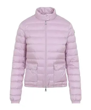 Moncler Lans Zip-up Short Padded Jacket - Pink