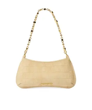 Jacquemus Small Bisou Chaine Shoulder Bag - Light Brown