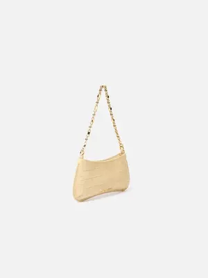Jacquemus Small Bisou Chaine Shoulder Bag - Light Brown
