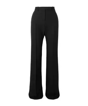 TOM FORD Straight-leg Tailored Wool Blend Trousers - Black