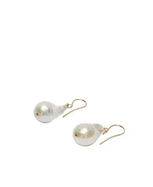 JIL SANDER Grainy Drop Earrings