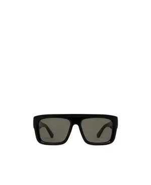 Gucci Rectangle Frame Sunglasses - Black