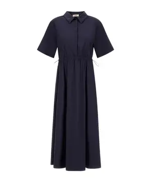 Women's Navy Blue Shirts Dresses