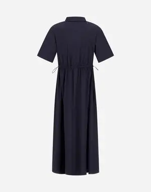 Herno Drawstring Shirt Dress - Blue