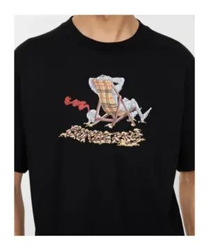 Burberry Beach Knight Crewneck T-shirt