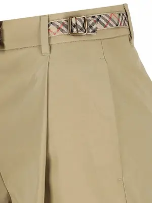 Burberry Check Buckle Bermuda Shorts