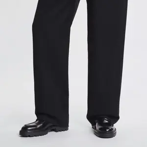 Hogan Round Toe Loafers With Signature Split-sole - Black