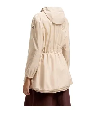 Moncler Drawstring Hooded Jacket - Light Beige