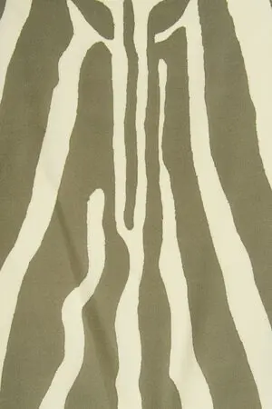 Balmain Zebra Print Cropped Shirt With Adjustable Waist Tie
