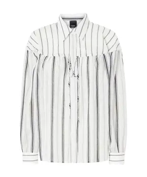 Pinko Tie Detailed Shirts For Women