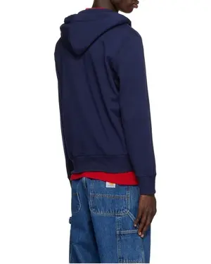 Polo Ralph Lauren Logo Embroidered Hooded Jacket - Black