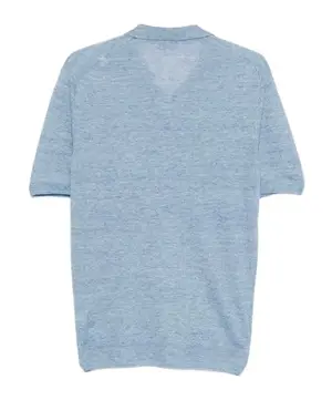 GRAN SASSO Slim Fit Polo Shirt - Blue
