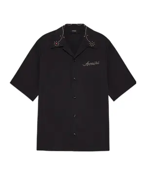 Amiri Embellished Short-sleeve Shirt