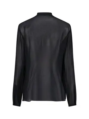 Alaïa Georgette Blouse With Scarf Detail