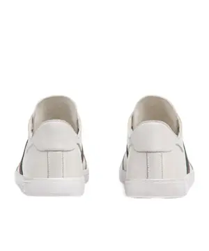 Gucci Stretch Low-top Sneakers With Web Detail - White