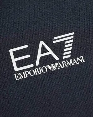 EA7 Logo Printed Polo Shirt