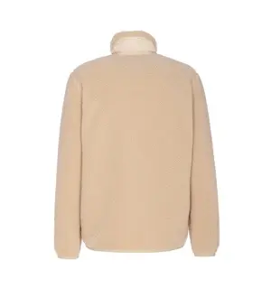 Moncler Teddy Zip-up Fleece Jacket - Light Beige