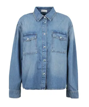 ANINE BING Paxton Button-up Shirt - Blue