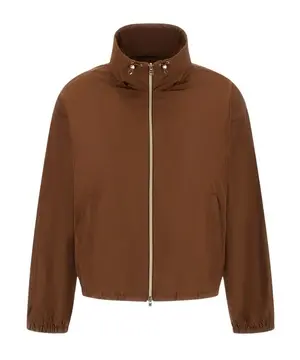 Herno Long Sleeve Zipper Jacket - Brown