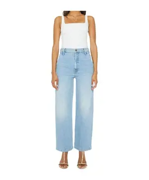 MOTHER The Stud Finder Wide Leg Jeans