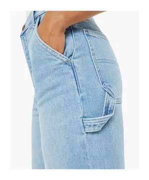 MOTHER The Stud Finder Wide Leg Jeans