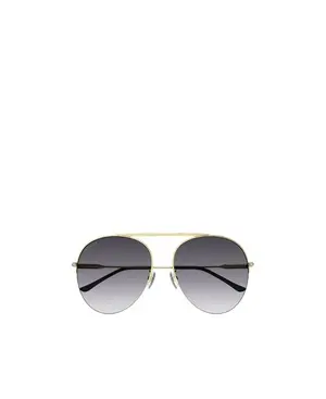 Gucci Aviator Frame Sunglasses - Gray