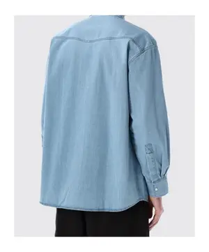 Studio Nicholson Mylo Relaxed Denim Shirt - Blue