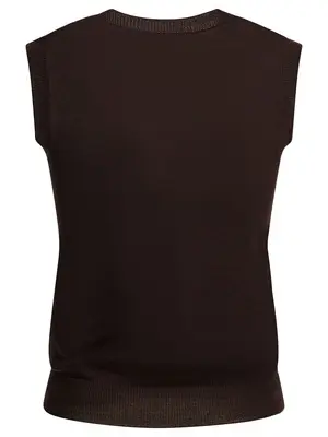 Miu Miu V-neck Knitted Vest