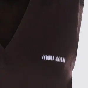 Miu Miu V-neck Knitted Vest