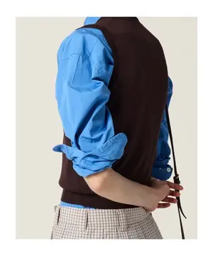 Miu Miu V-neck Knitted Vest