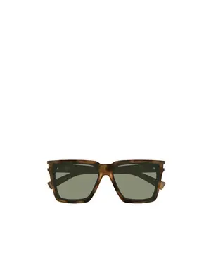 Saint Laurent Square Frame Sunglasses - Gray