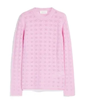 Sportmax Geometric Stitch Perforation Pullover