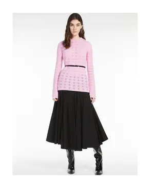 Sportmax Geometric Stitch Perforation Pullover