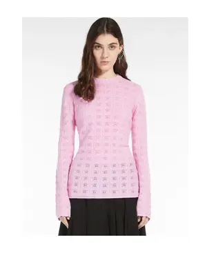 Sportmax Geometric Stitch Perforation Pullover