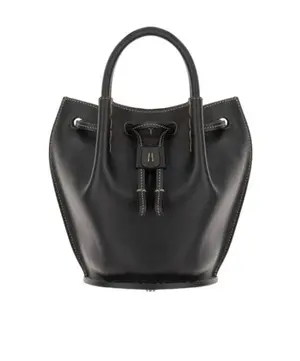 TOD'S Buz Drawstring Mini Bucket Bag - Black