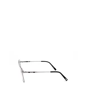 TOD'S Geometrically Framed Eyeglasses - Silver