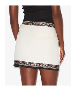 Isabel Marant Étoile Zeria Embroidered Mini Skirt
