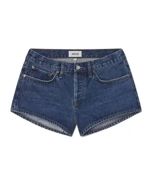 AGOLDE Low Rise Parker Short - Blue