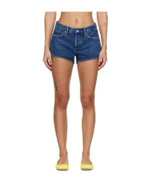 AGOLDE Low Rise Parker Short - Blue