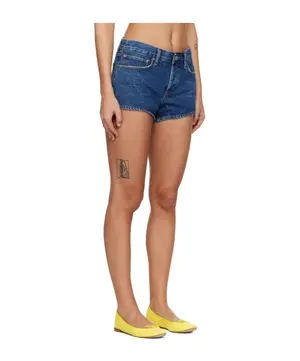 AGOLDE Low Rise Parker Short - Blue