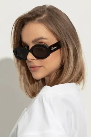 Chloé Oval Frame Sunglasses