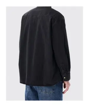 Studio Nicholson Mylo Relaxed Denim Shirt - Black