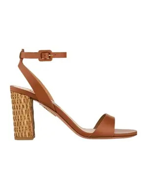 AQUAZZURA Aquazzura Sunseeker 85 Block Heel Sandals
